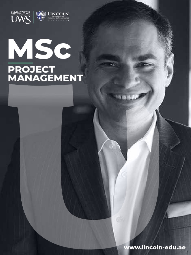 MSC Project Management Broch 2021 UWS UK | Download Free PDF | Master's ...