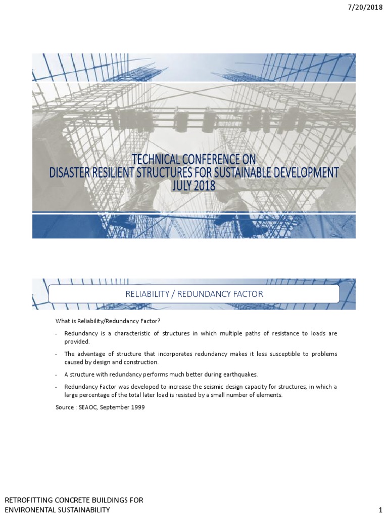 5 Redundancy Reliability Factor | PDF | Solid Mechanics | Mechanical ...