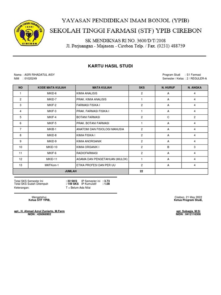 Khs Mahasiswa-2 | PDF