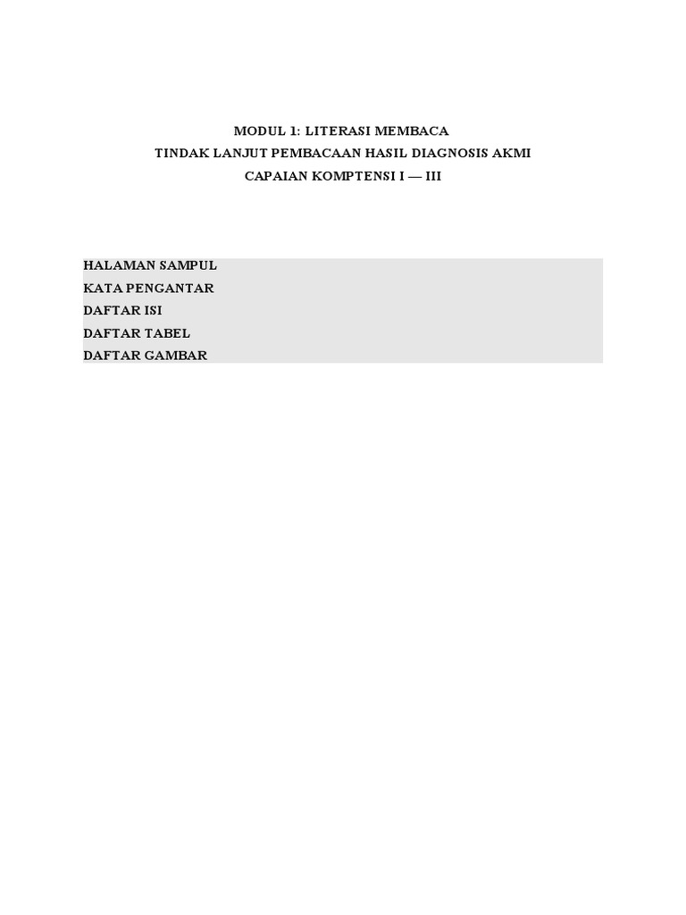 Modul Literasi Membaca untuk Madrasah | PDF