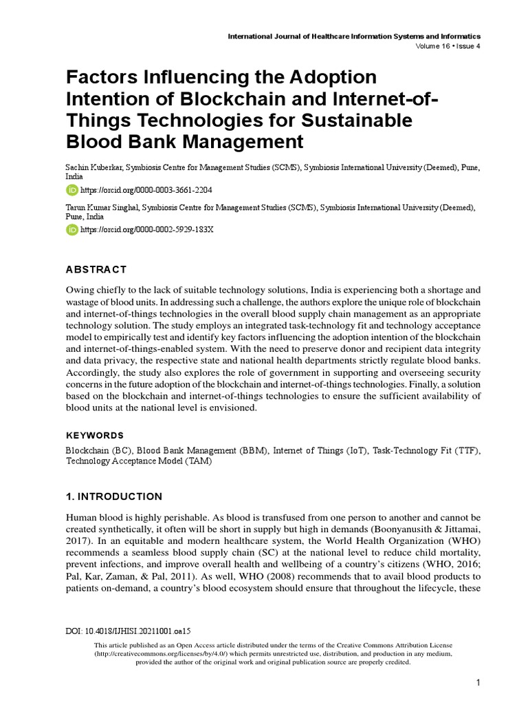 Scopus Submission Paper | PDF | Internet Of Things | Survey Methodology