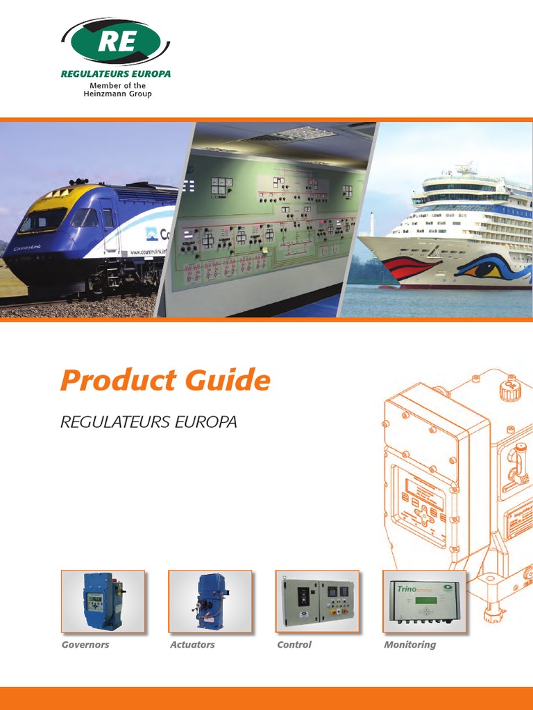 Regulateurs Europa Product Guide | Download Free PDF | Marine Propulsion | Engines