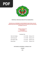 Template Proposal PKM-RSH 2023 | PDF