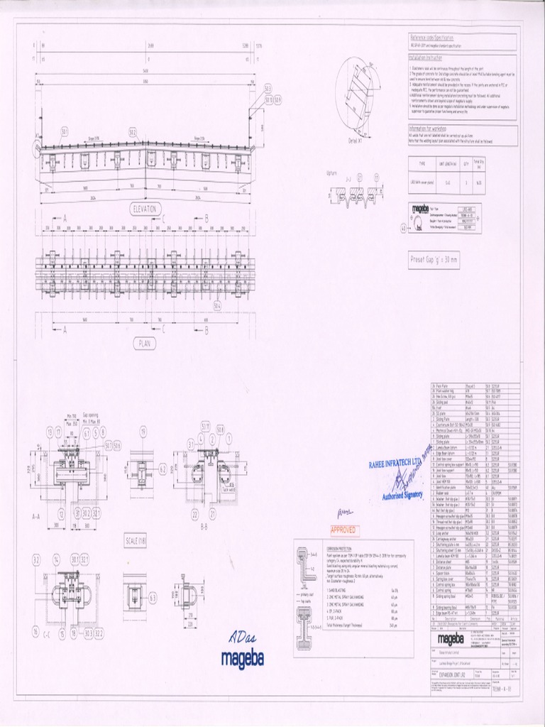 Modular Expansion Joint DWG. | PDF