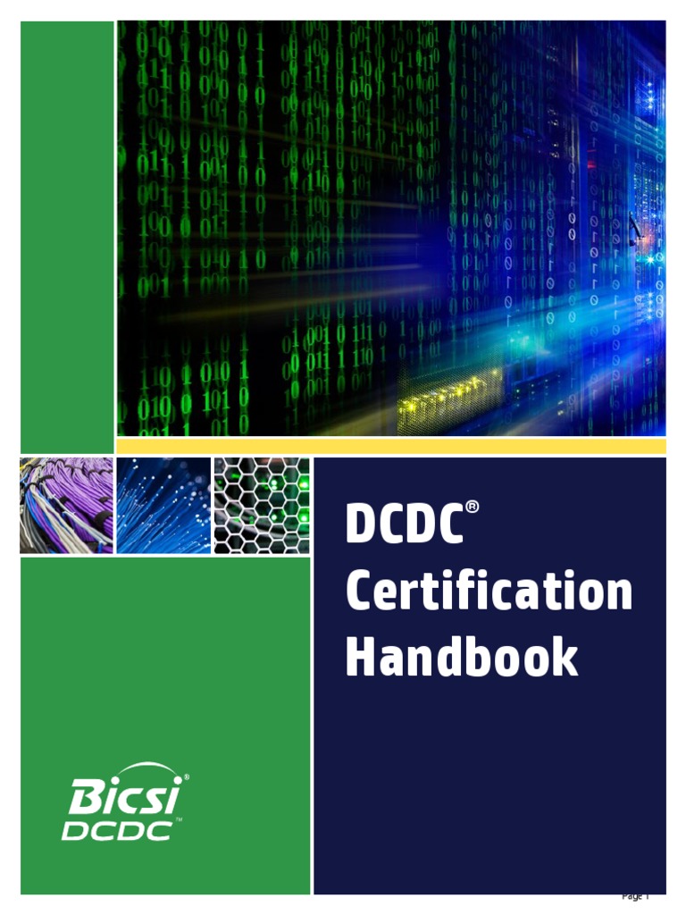 Bicsi DCDC - Handbook | PDF | Test (Assessment) | Data Center