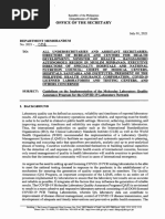 NEQAS Procedure | PDF | Health Sciences | Medicine