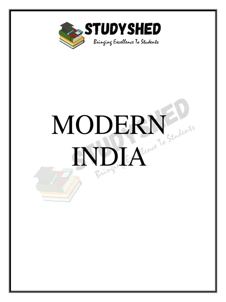MODERN INDIA Revision Notes j1hhcg | PDF | Mughal Empire | South Asia