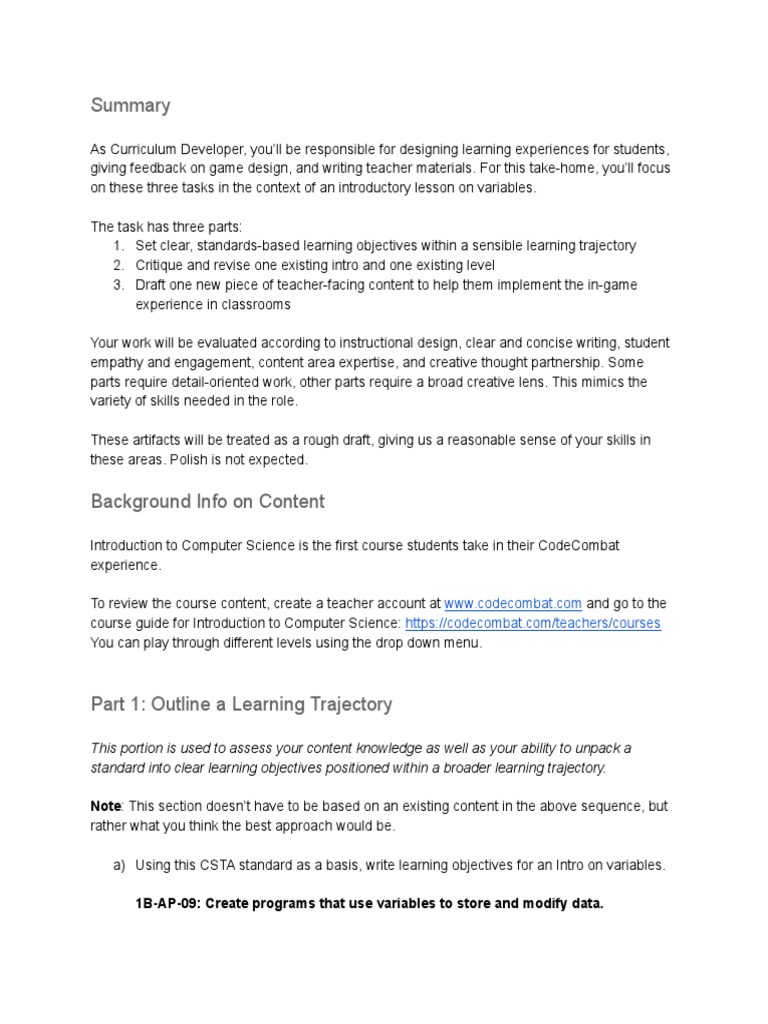 Instructionstraining Code Combat | PDF | Instructional Design | Lesson Plan