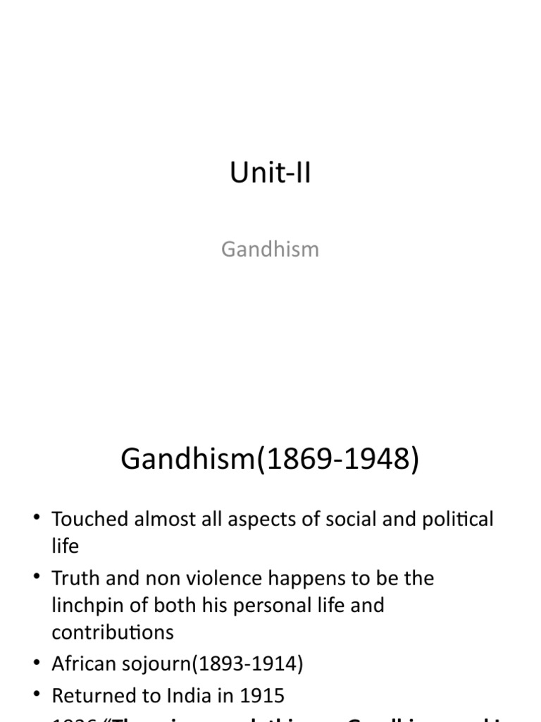 Gandhism: An Exploration of Mahatma Gandhi's Philosophy of Nonviolence ...