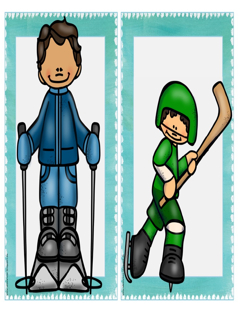 Flashcards - Winter Activities | PDF | Home & Garden