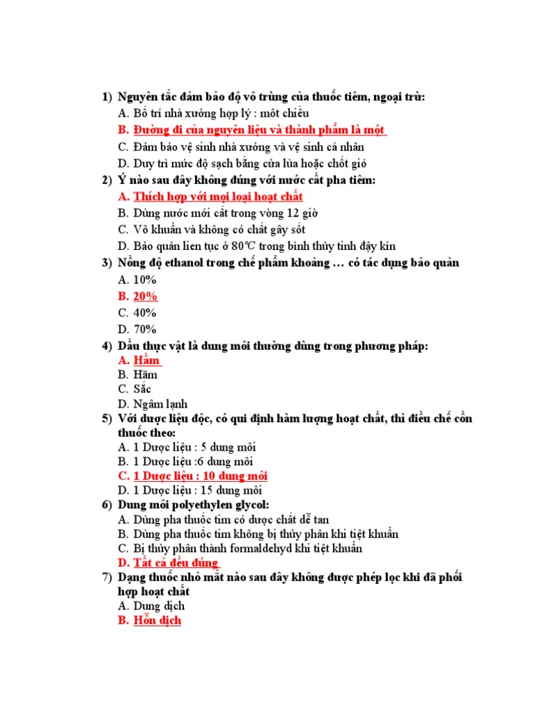 TN GK BÀO CHẾ | PDF