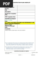 Roadworks Inspection Checklist | PDF | Road | Civil Engineering