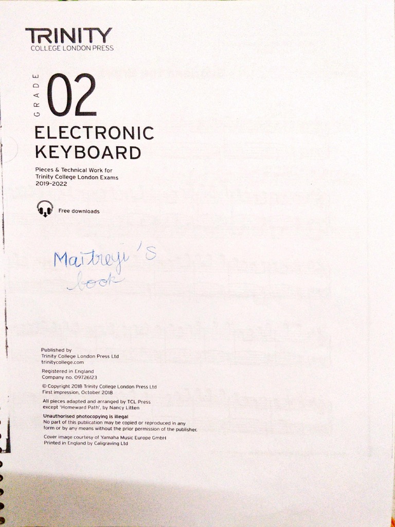 Trinity Grade 2 | PDF | Scale (Music) | Chord (Music)