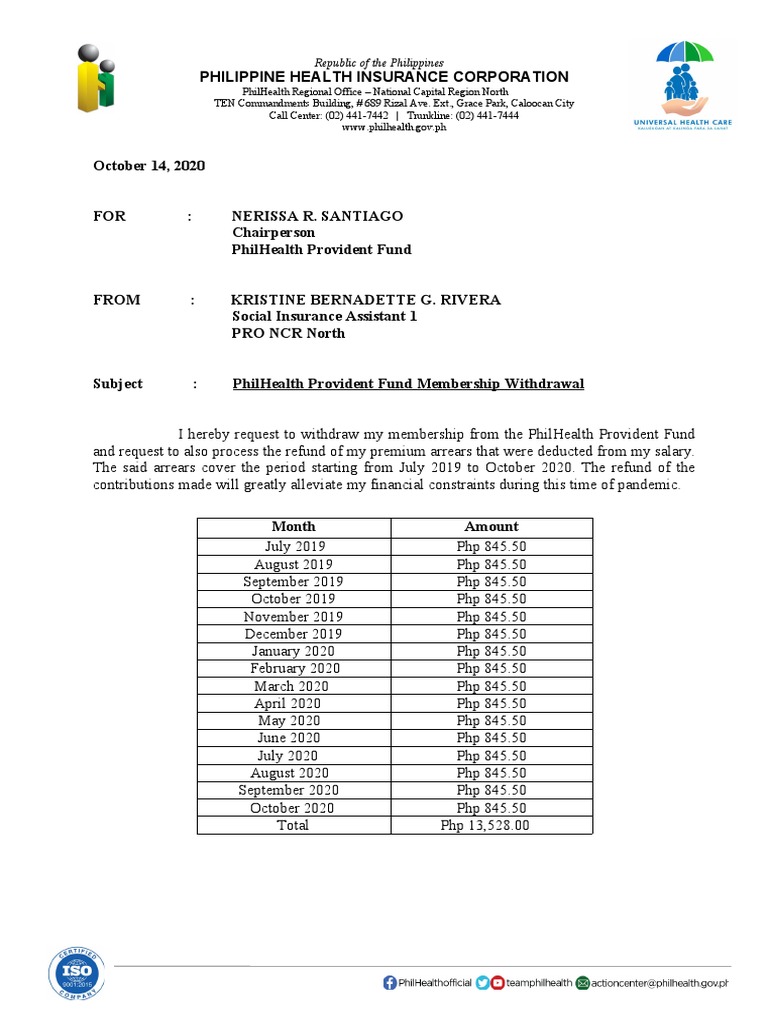 Sample Withdrawal Letter PPF | PDF | Financial Services | Social Programs