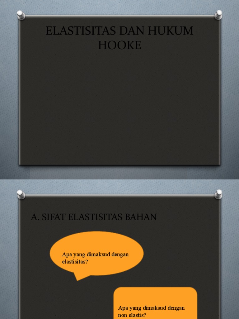 Elastisitas Dan Hukum Hooke | PDF
