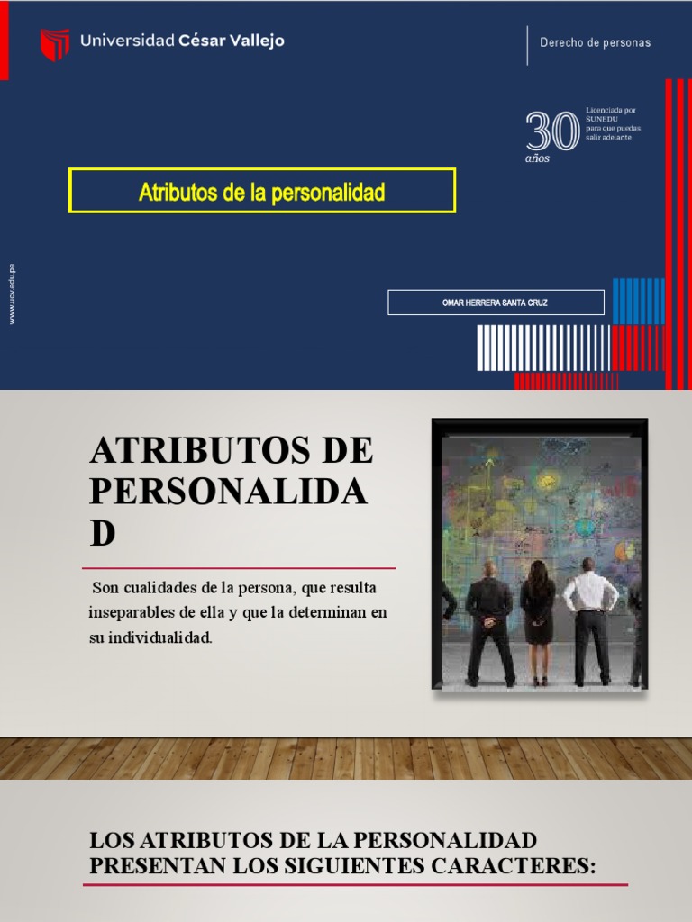 Atributos de La Personalidad Exposición | PDF | Domicilio (Ley ...