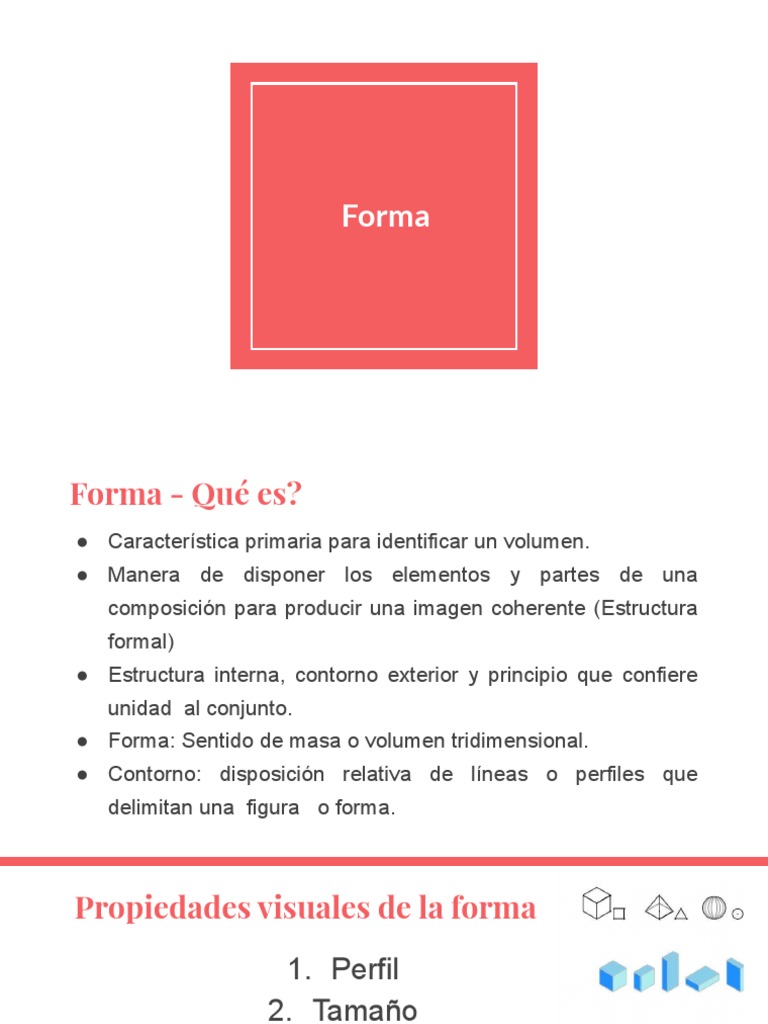 Forma (1a Parte) | PDF | Geometría | Formas geométricas