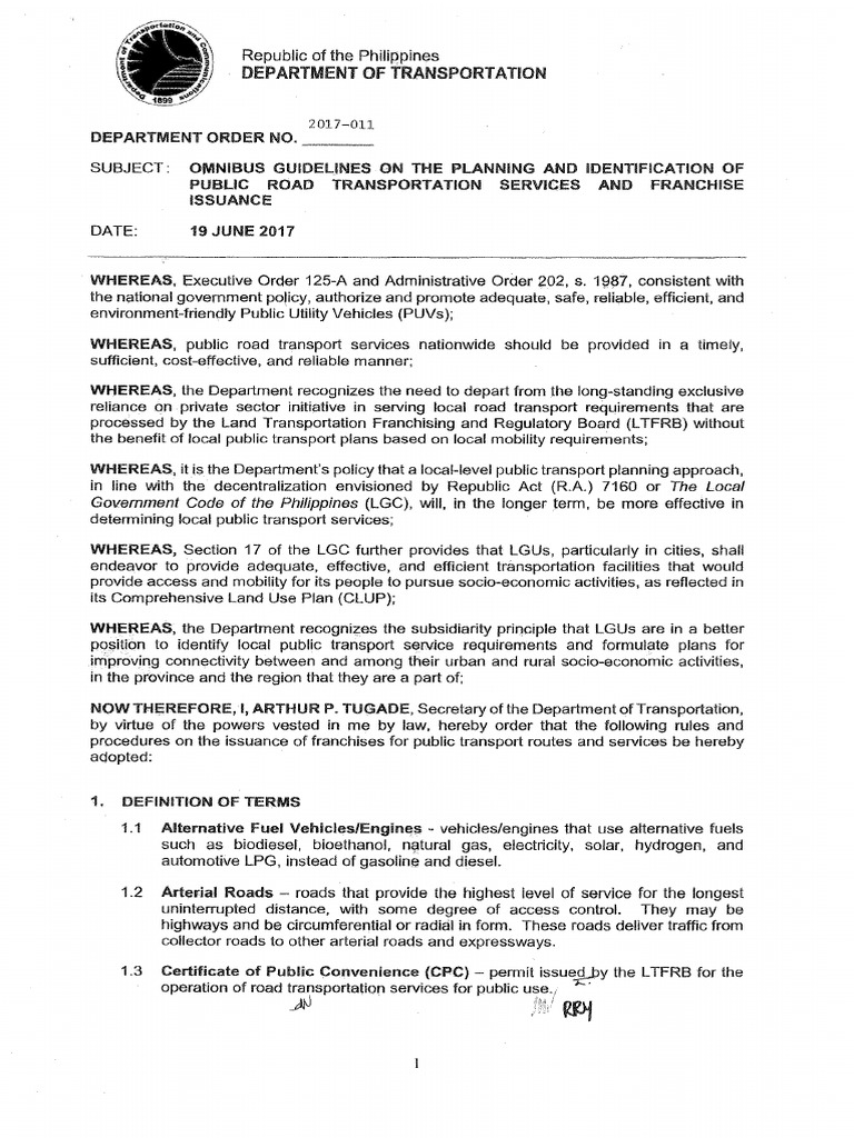 Dotr Do-2017-011 | PDF