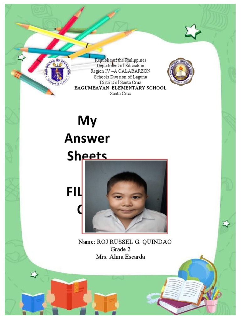 Filipino Cover Page | PDF