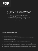 Guidelines For Installing and Executing Lex and Yacc Programs in ...
