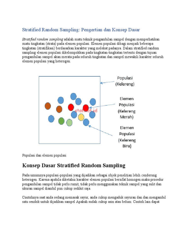 Stratified Random Sampling 2 | PDF