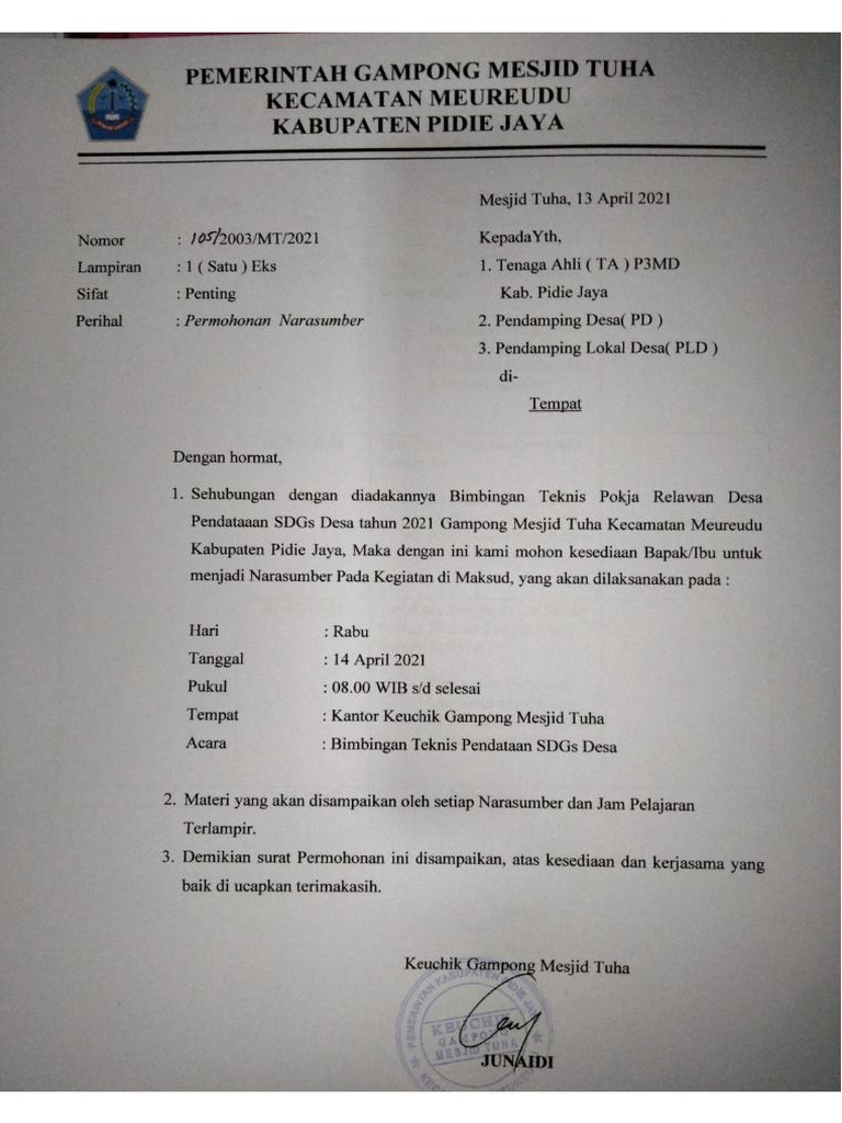 Undangan Narsum& Schedul Acara | PDF