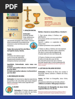 Roteiro para Retiro Da Primeira Eucaristia | PDF