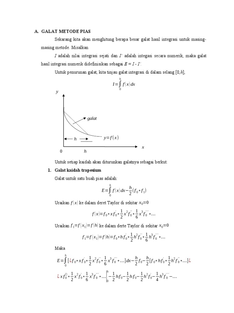 Galat Metode Pias | PDF