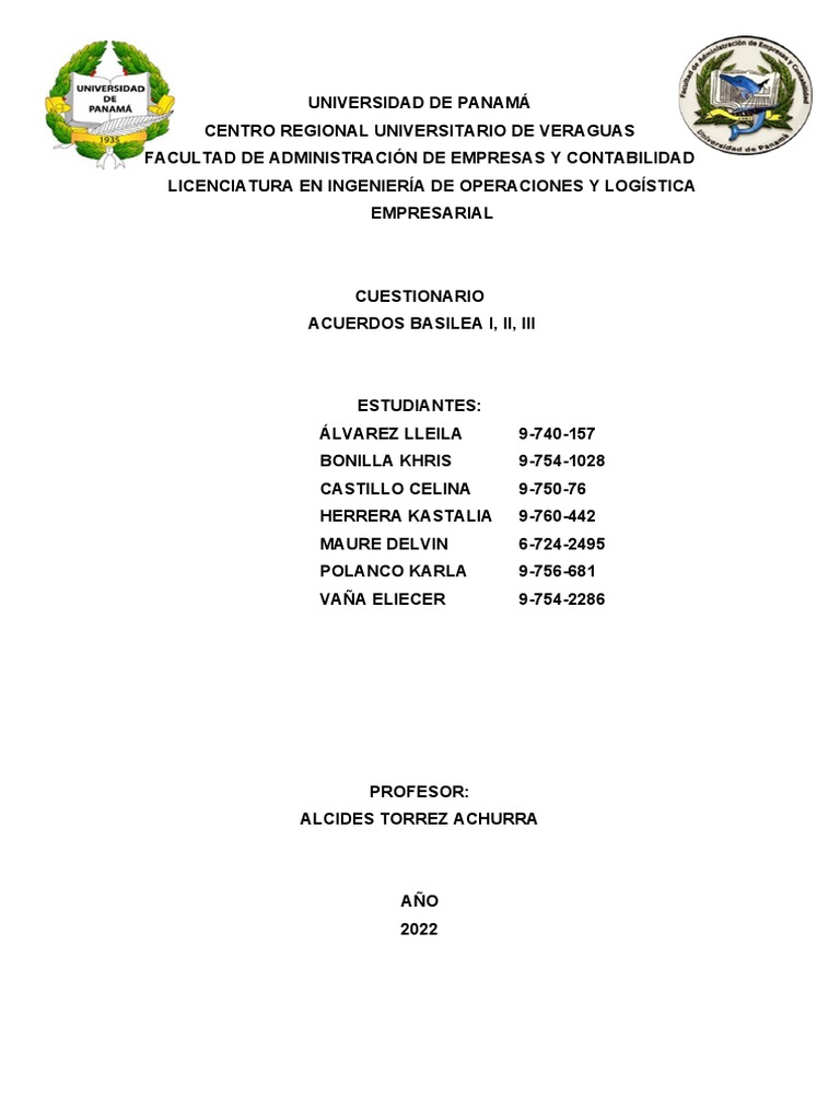 Acuerdos de Basilea I, II, III | PDF | Basilea Ii | Apalancamiento ...