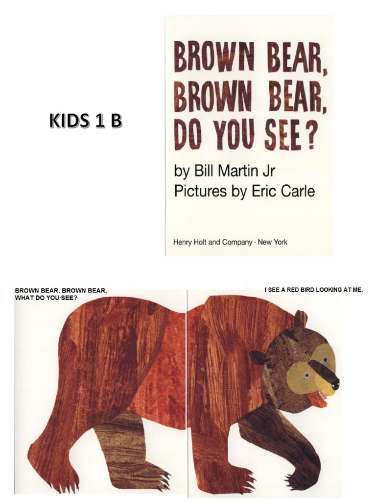 Brown Bear. Kids 1 | PDF