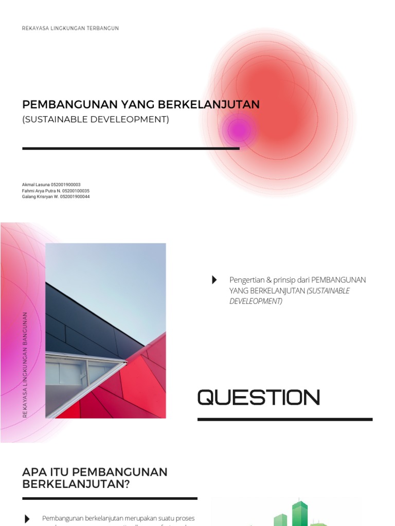 Prinsip Pembangunan Berkelanjutan | PDF