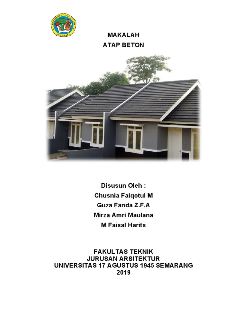 Atap Beton | PDF | Teknologi & Rekayasa