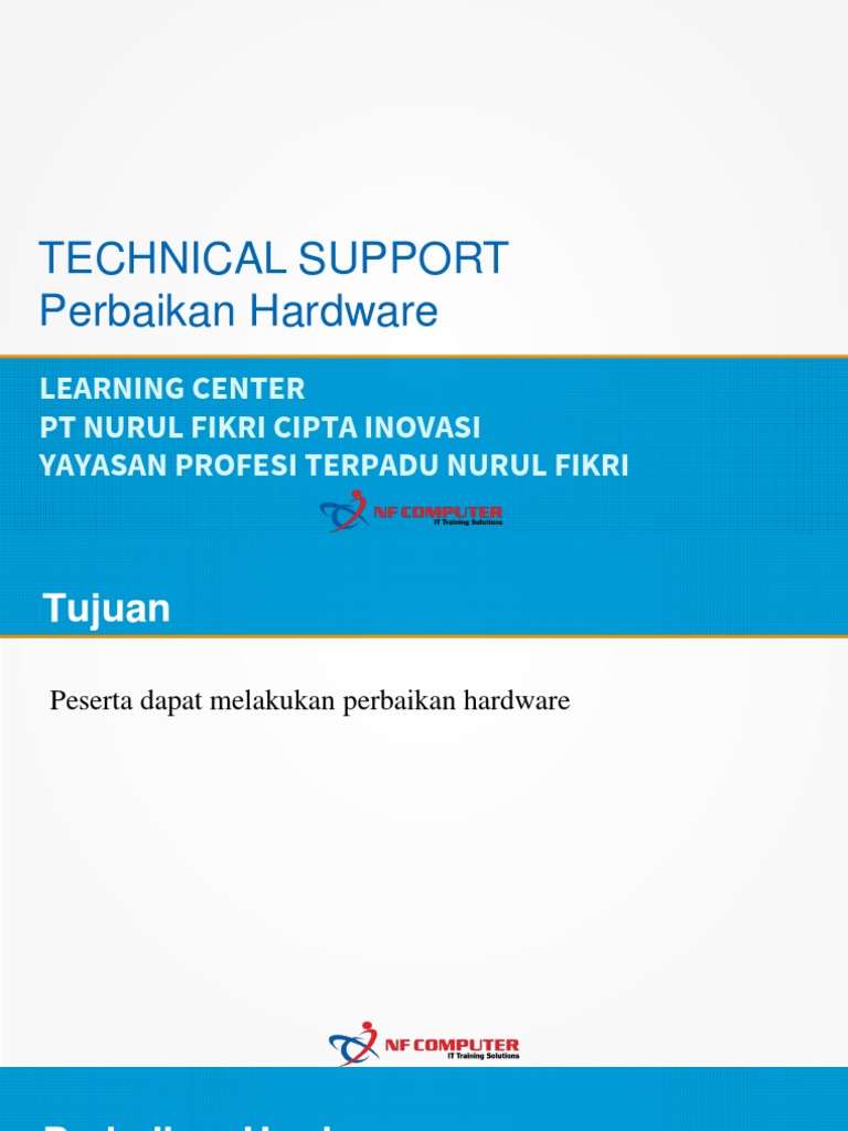 Topik 6 - Perbaikan Hardware | PDF