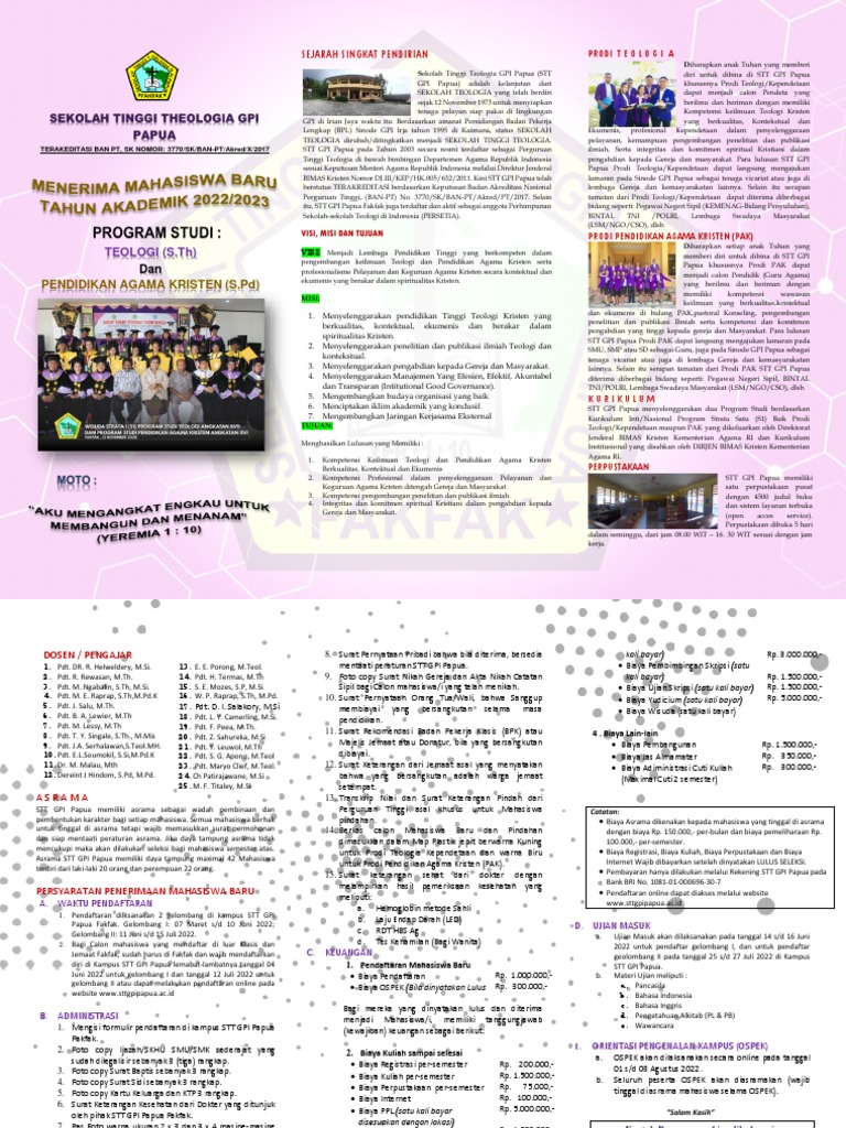 Brosur PMB 22-23 | PDF