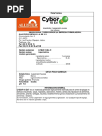 Cybor 10EA Ficha Técnica | PDF | Insectos | Insectos y humanos