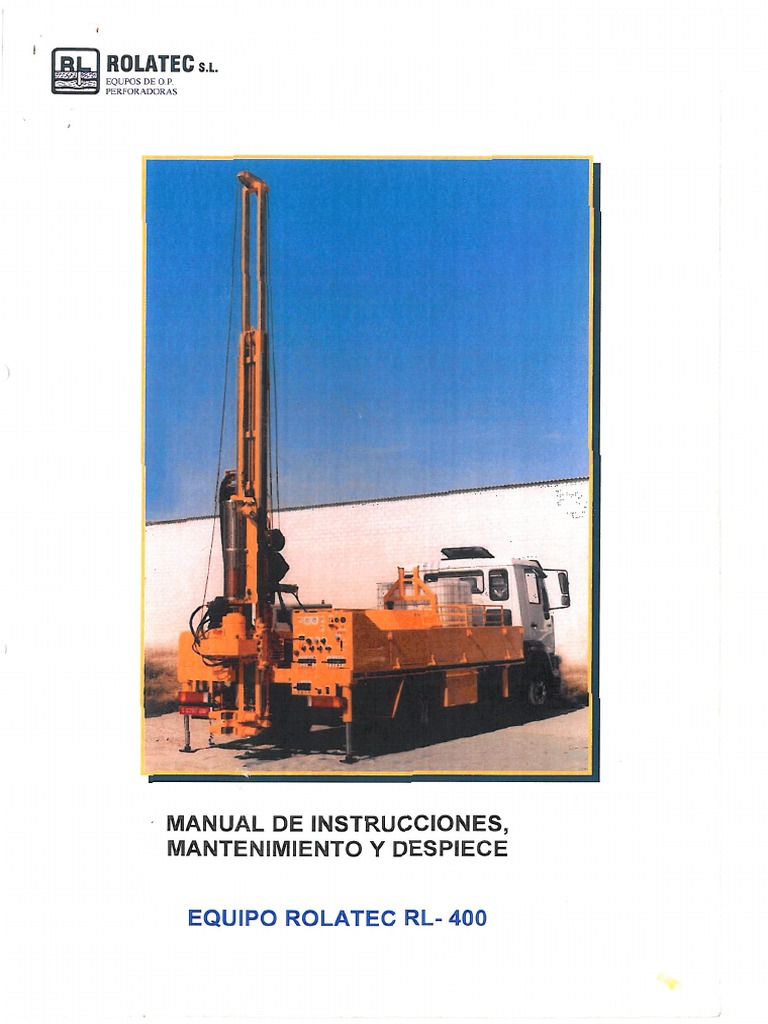 Manual Rl400 | PDF | Bomba | Motores
