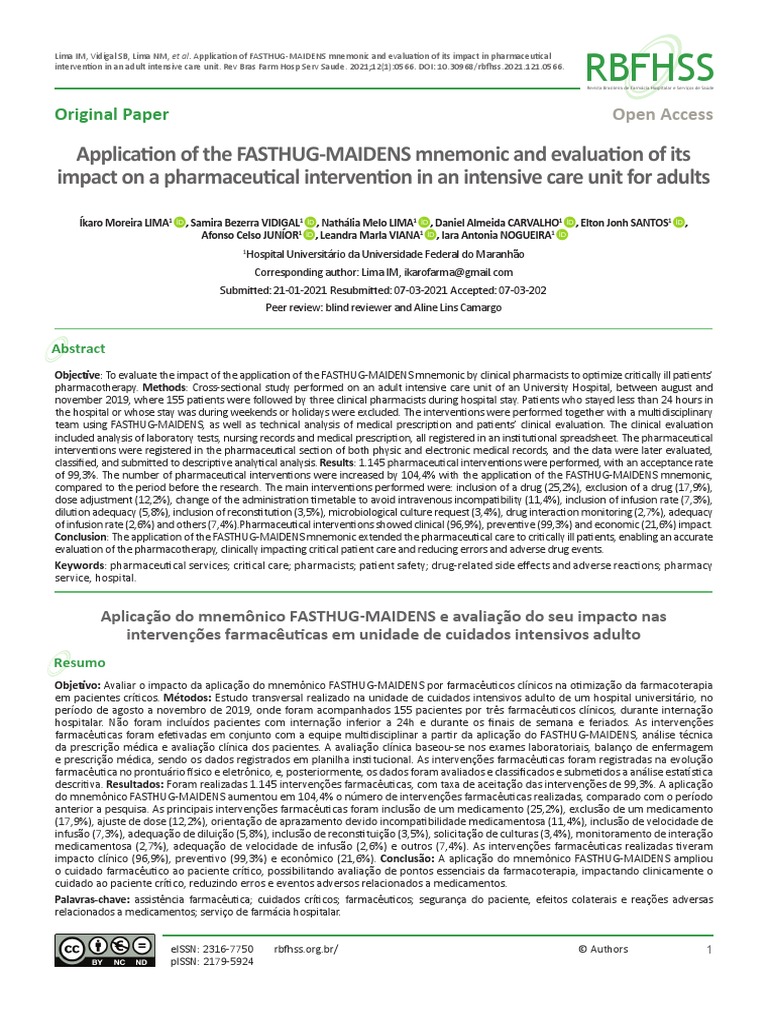 Fast Hugs Maiden | Download Free PDF | Pharmacy | Medical Error