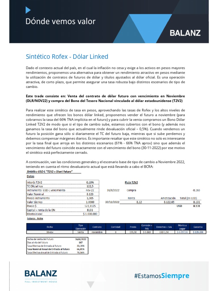 Sintético Rofex | PDF