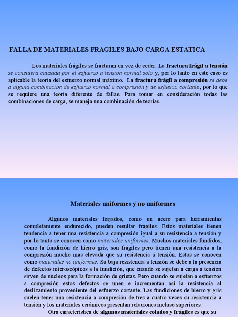 2 Materiales Fragiles | PDF | Fractura | Ingeniero civil