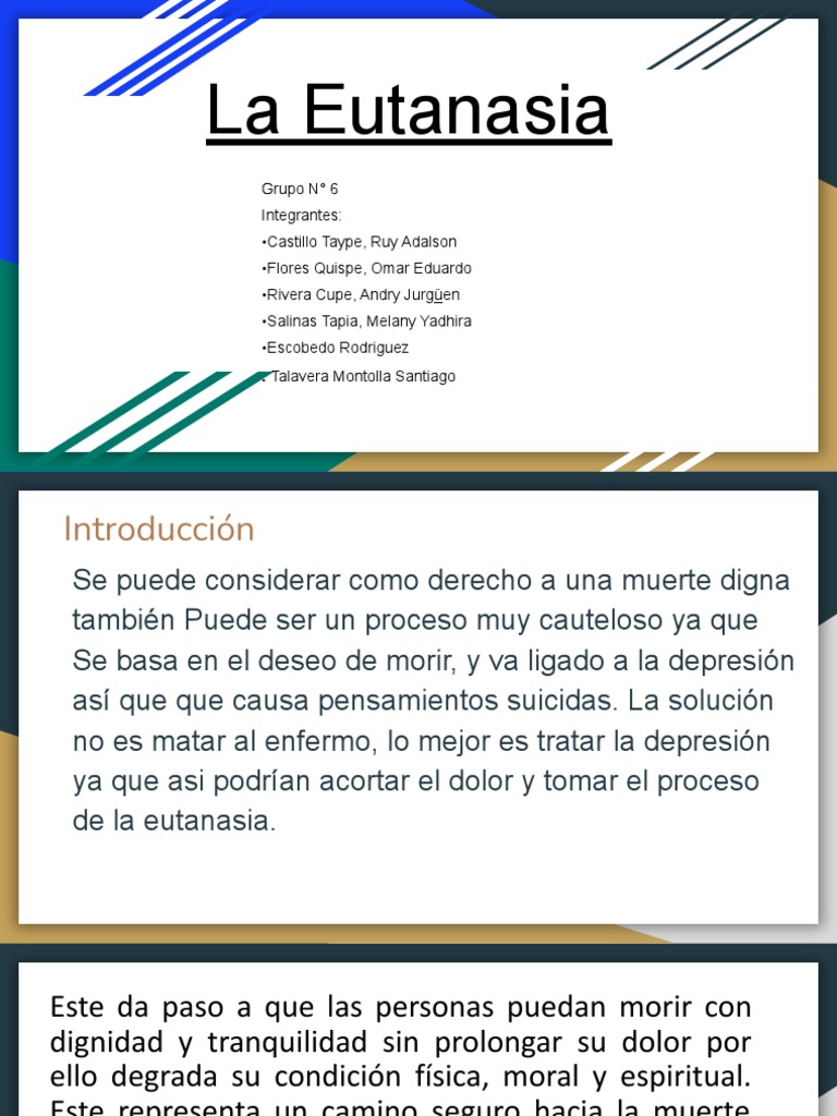 S 13 Presentacion La Eutanasia | PDF | Etica Aplicada