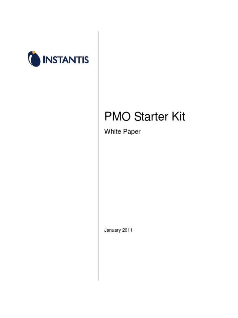 PMO Starter Kit White Paper | PDF | Project Management | Competence ...