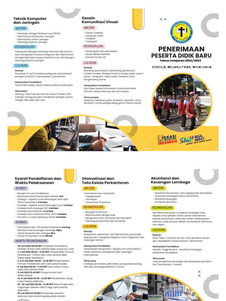 Brosur PPDB SMK Ypk Serui 2022 v2 | PDF