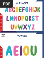 Alphabet: Ei Bi Ci Di I Ef | PDF