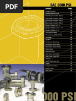 SAE 3000 PSI Flange Dimensions Guide | PDF | Pipe (Fluid Conveyance ...