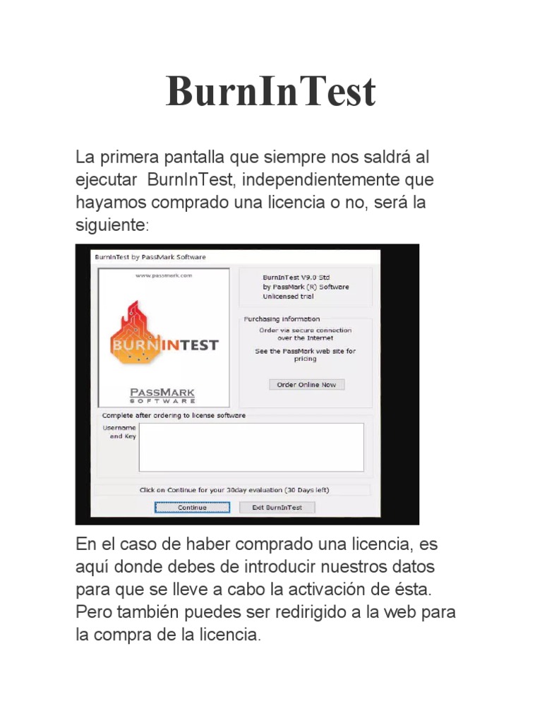 Burnin Test | PDF | Ingeniería de software | Informática