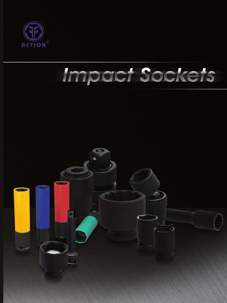 Action Impact Sockets Catalogue | PDF | Metalworking | Equipment