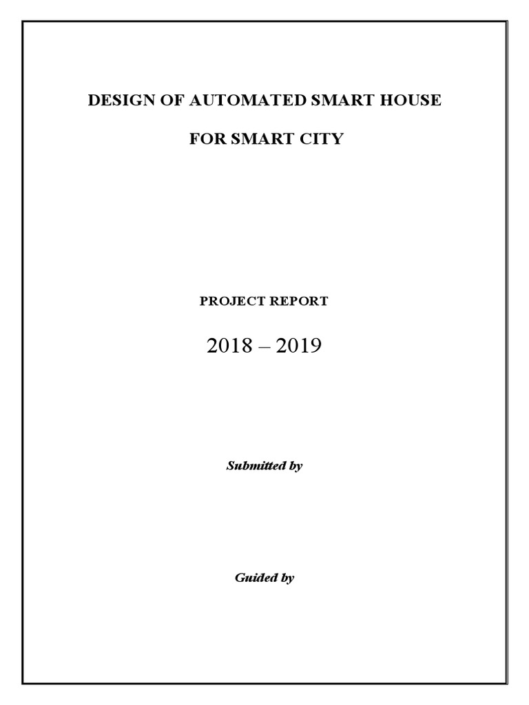 3.design of Automated Smart Home For Smart City | PDF | Operational ...