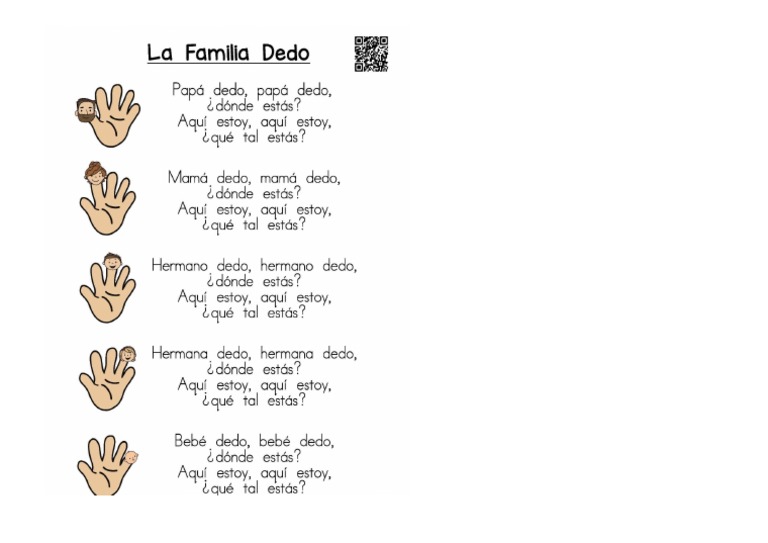 Cancion de La Familia-Dedo | PDF