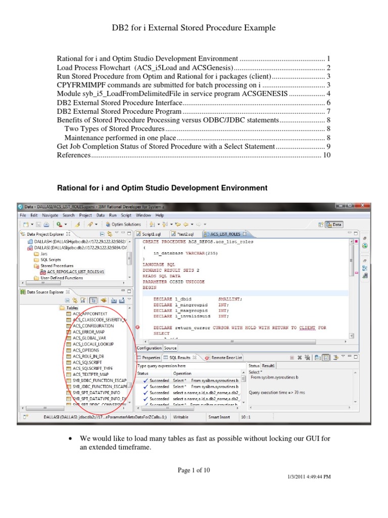 DB2 For I Parallel Data Load | PDF | Ibm Db2 | Ibm System I