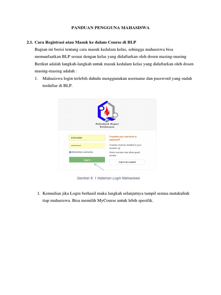 Panduan Pengguna Mahasiswa - BLP | PDF | Karier & Perkembangan | Seni